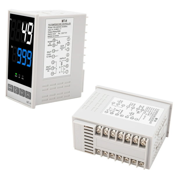 Industrial Instrument,PID Temperature Controller Kit Digital Display Temperature Controller ...