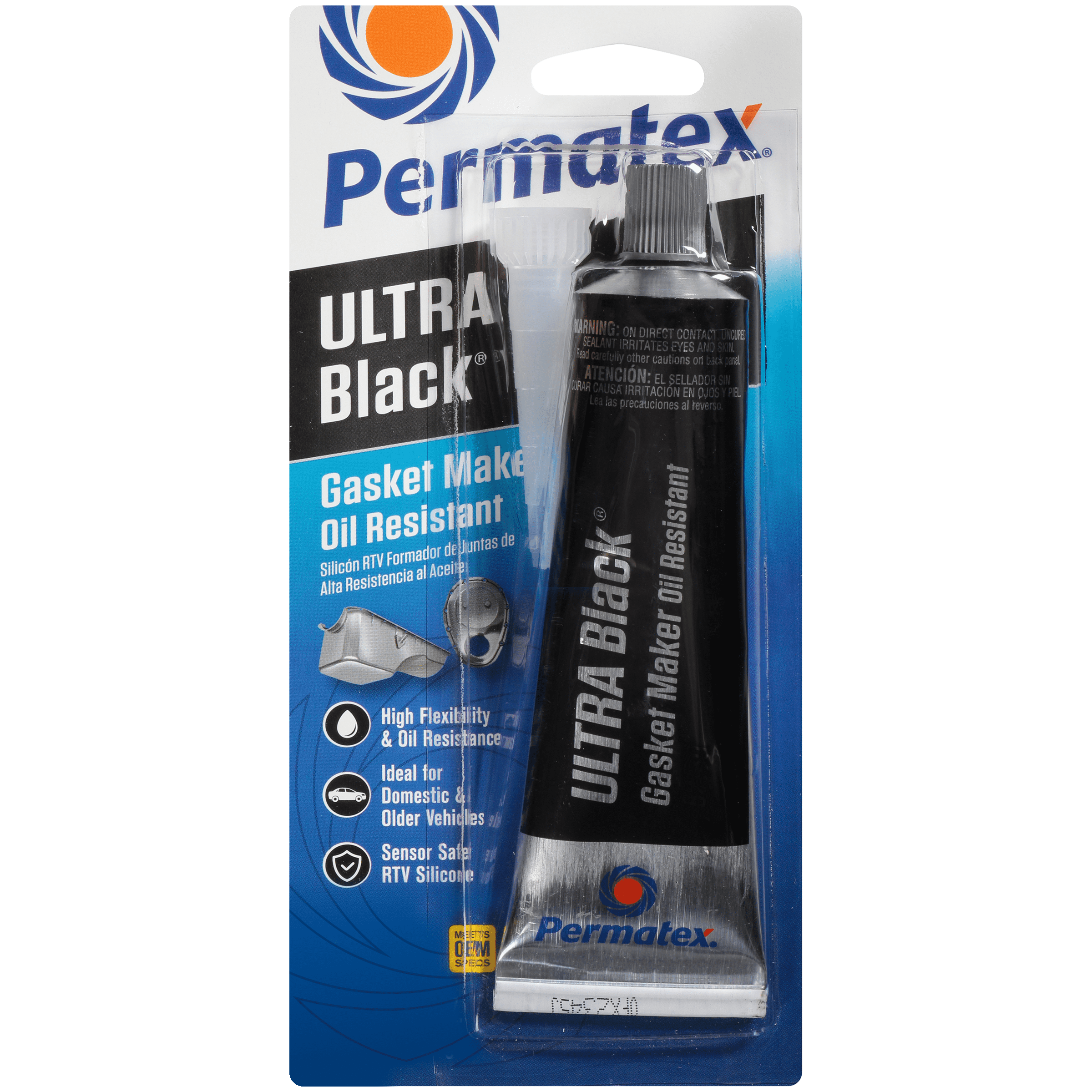 Permatex Ultra Black Maximum Oil Resistance RTV Silicone Gasket Maker 3