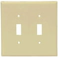 Cooper 2139W White Two Gang Toggle Light Switch Wall Plate - Walmart.com