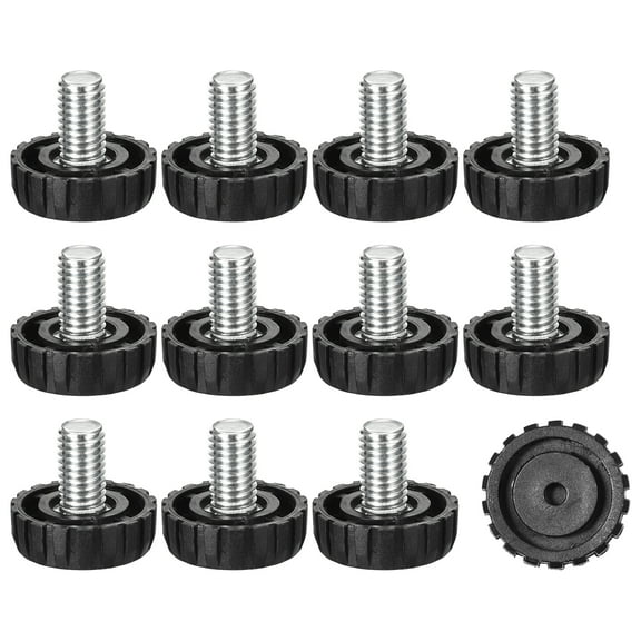 Adjustable Furniture Levelers, 12Pack M8x11x23mm Furniture Leveling Leg ...