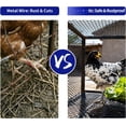 2-Rolls 24" x 10ft Plastic Chicken Fence- 1/2"(12.7mm) Hole Poultry ...