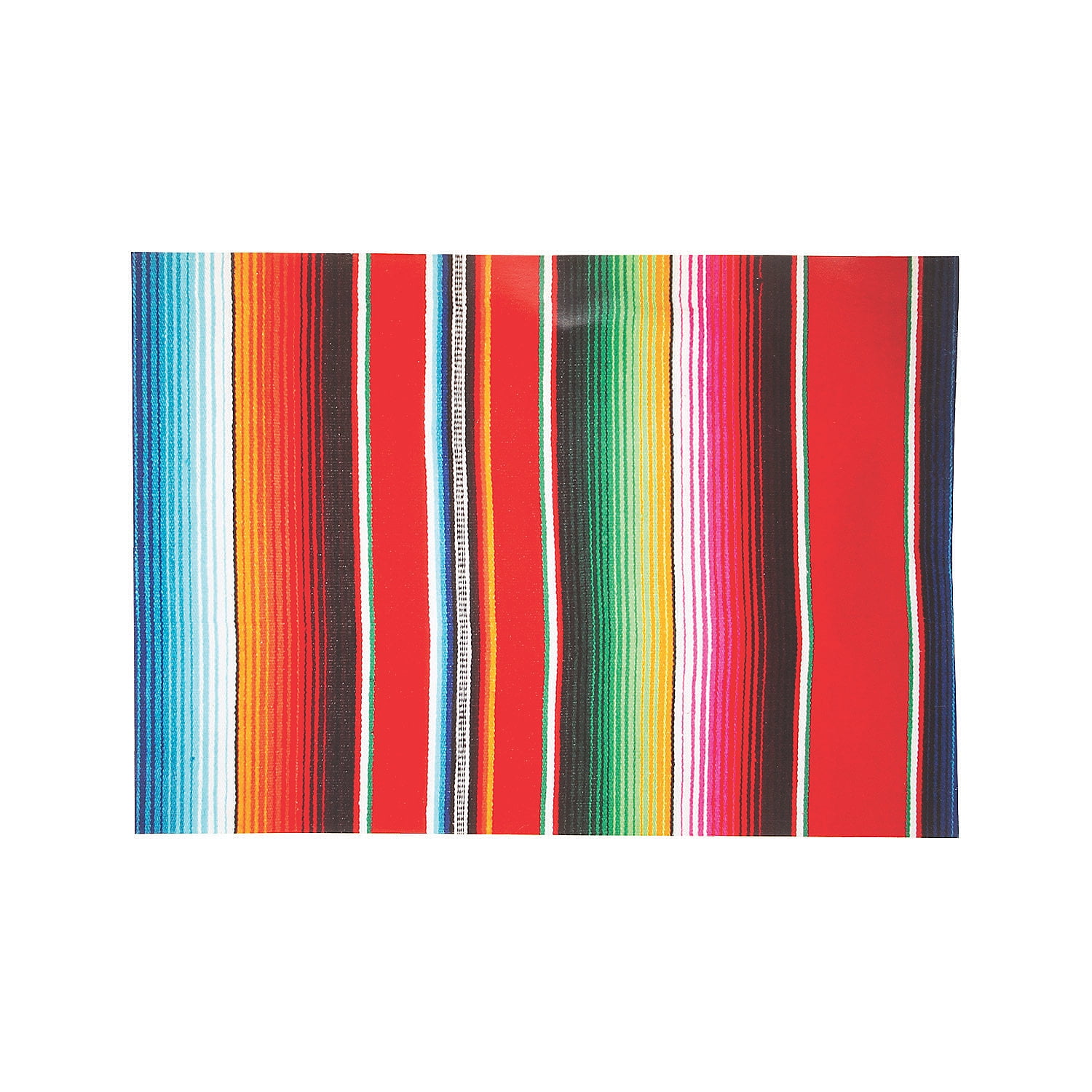 Serape Print Placemats (50Pc) - Party Supplies - 50 Pieces - Walmart.com
