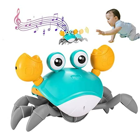 DASDSA Crawling Crab Baby Sensory Tummy time Toys for 1 Year Old boy ...