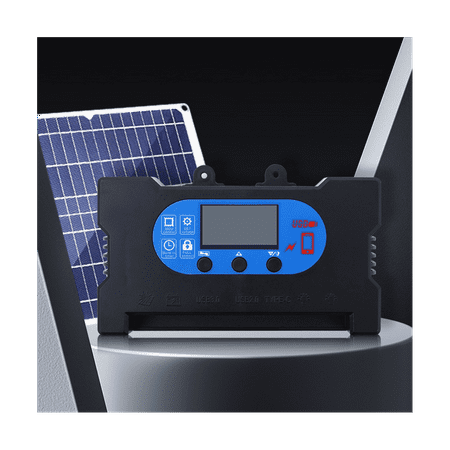 Symkmb Solar Controller 30A Solar Voltage Regulator PWM Battery Charger ...