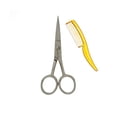 Kiss New York Premium Mustache & Beard Scissor with Comb | Grooming Kit ...