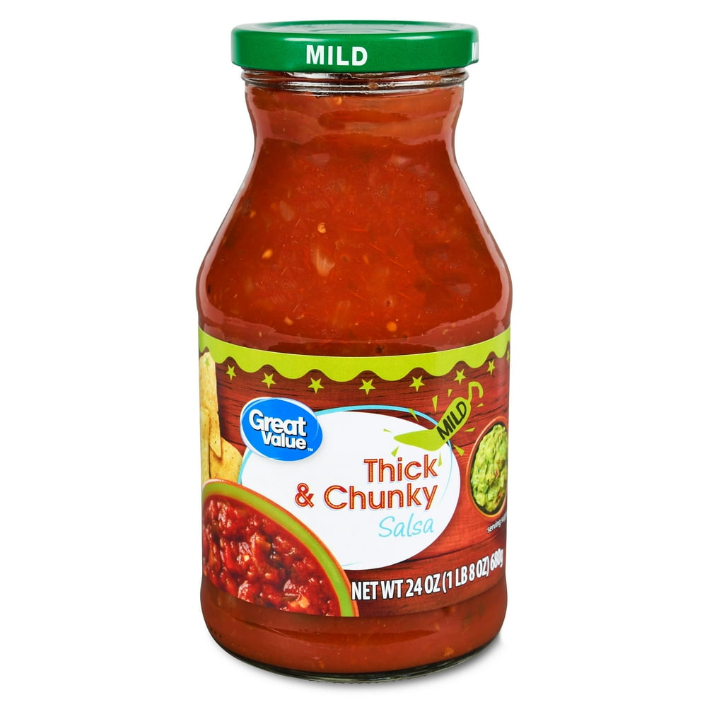 Great Value Mild Thick & Chunky Salsa, 24 oz - Walmart.com - Walmart.com