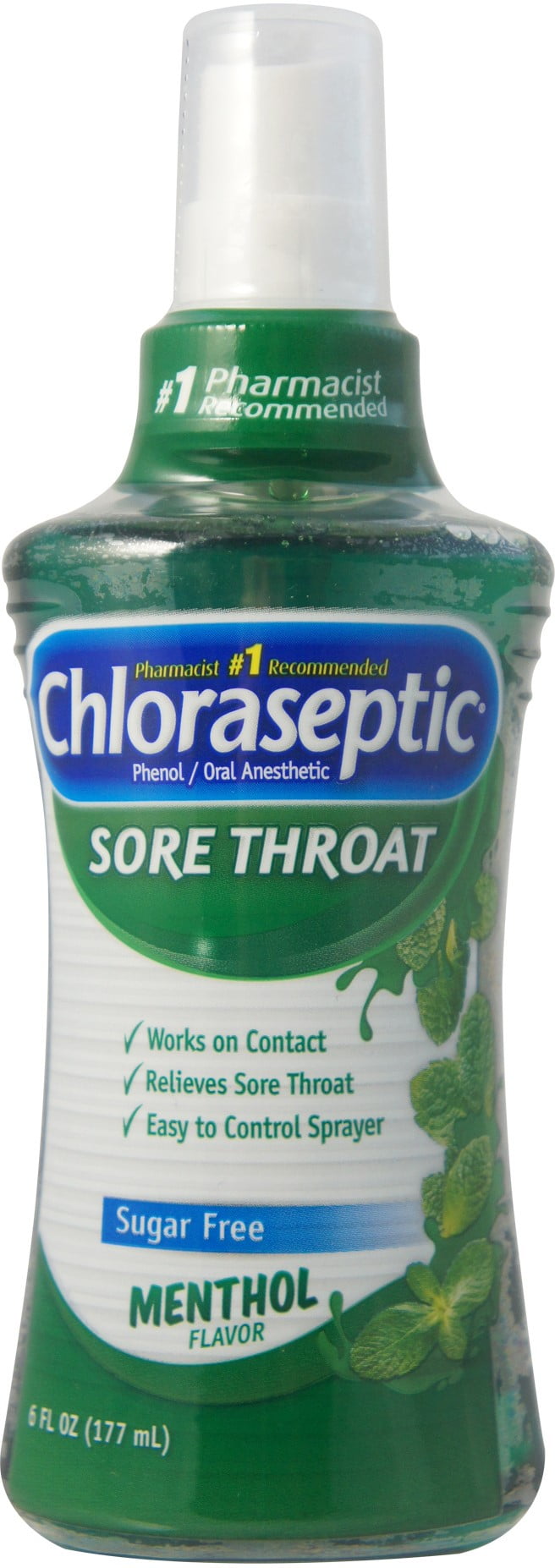 Chloraseptic Sore Throat Spray, Menthol 6 oz - Walmart.com