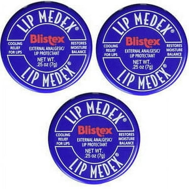 Blistex Medicated Lip Balm, Moisture and Dryness Care, Lip Medex ...