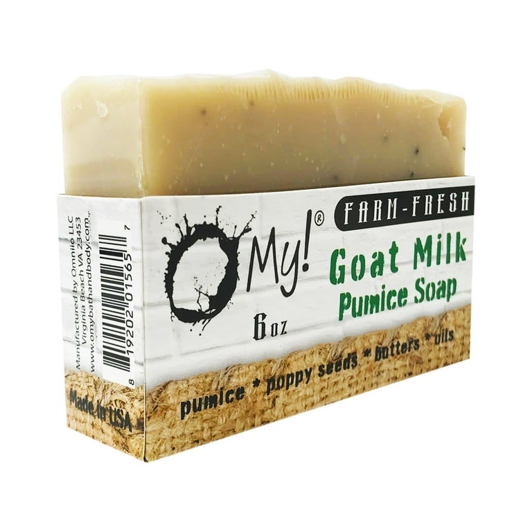 O My Goat Milk Pumice Soap 6oz Made With Farm Fresh Goat Milk Pumice Soap