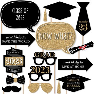 Big Dot of Happiness Graduation Cheers - DIY Graduation Party Decor - K ...