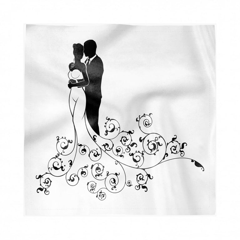 Bride Silhouette Illustration