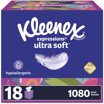 Kleenex Ultra Soft 3-Ply Facial Tissue, 85 Sheets per Box, 12-Pack ...