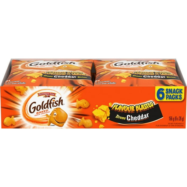 Xtreme Cheddar Crackers Snack Packs, 6 Packs - Walmart.ca