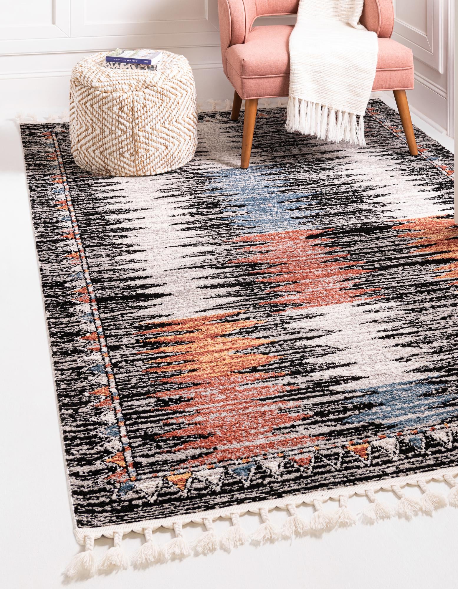 Rugs.com Aramis Collection Rug – 5' x 8' Multi Medium Rug Perfect For ...