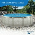 Aquarian Pools 24ft x 52in Round Above Ground Pool with Steel Wall ...