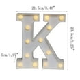 Magik Light up Letter LED Alphabet Number Symbol Plastic Battery ...