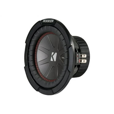 43CVR104 KICKER CompVR 10-Inch Black Subwoofer, 4-ohm, Dual Voice Coil ...