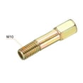 Uxcell 1/8PT Female to M10 Male Thread 50mm Iron Extension Hex Pipe ...
