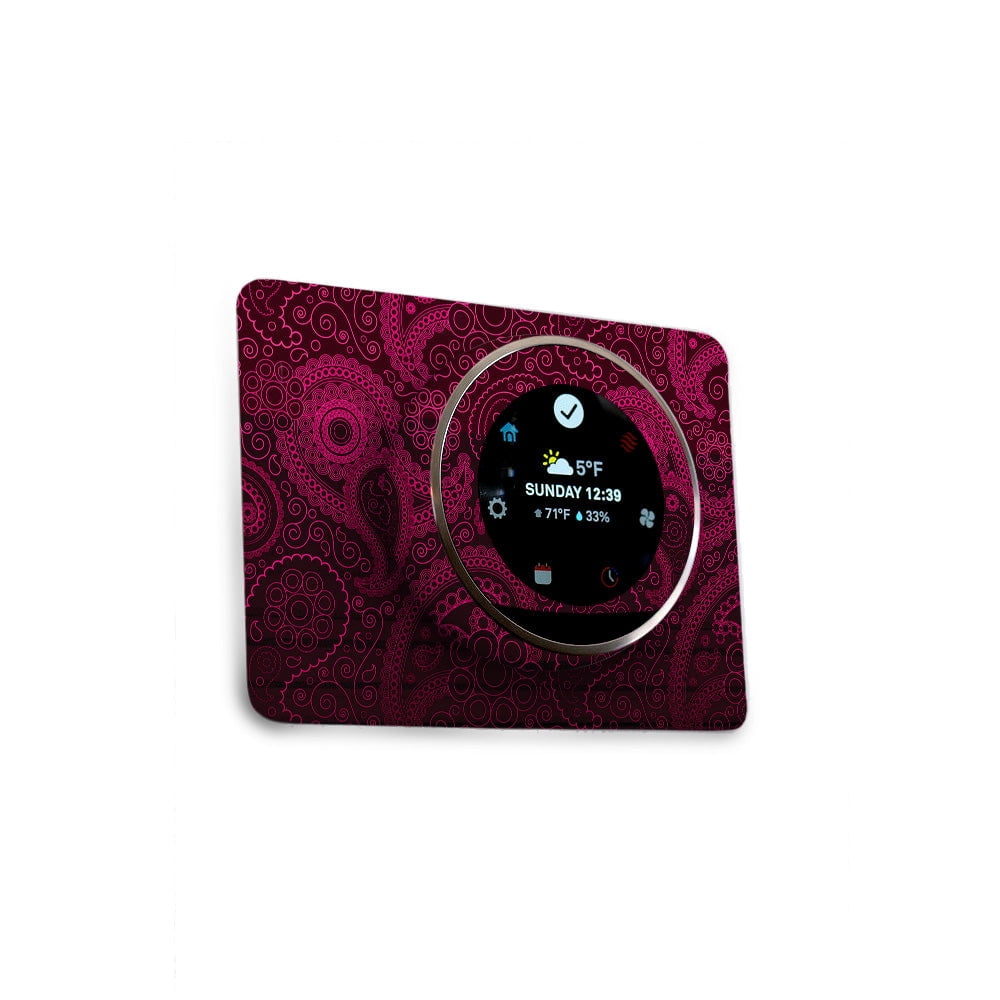 Skin Decal Wrap Compatible With Nest Thermostat Sticker Design Paisley ...