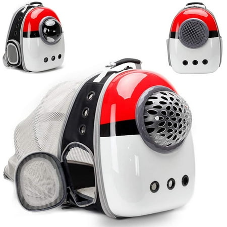 Expandable Pokemon Cat Backpack, Space Capsule Transparent Clear Bubble ...