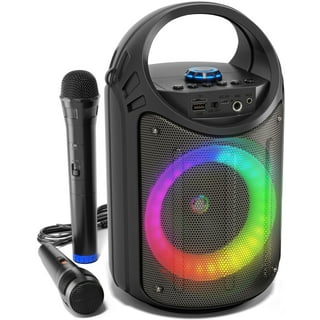 EARISE T12 Karaoke Machine with Singing Toy Microphone, Wireless ...