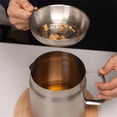 68oz 304 Stainless Steel Deep Fryer Pot with Basket & Strainer, Large ...