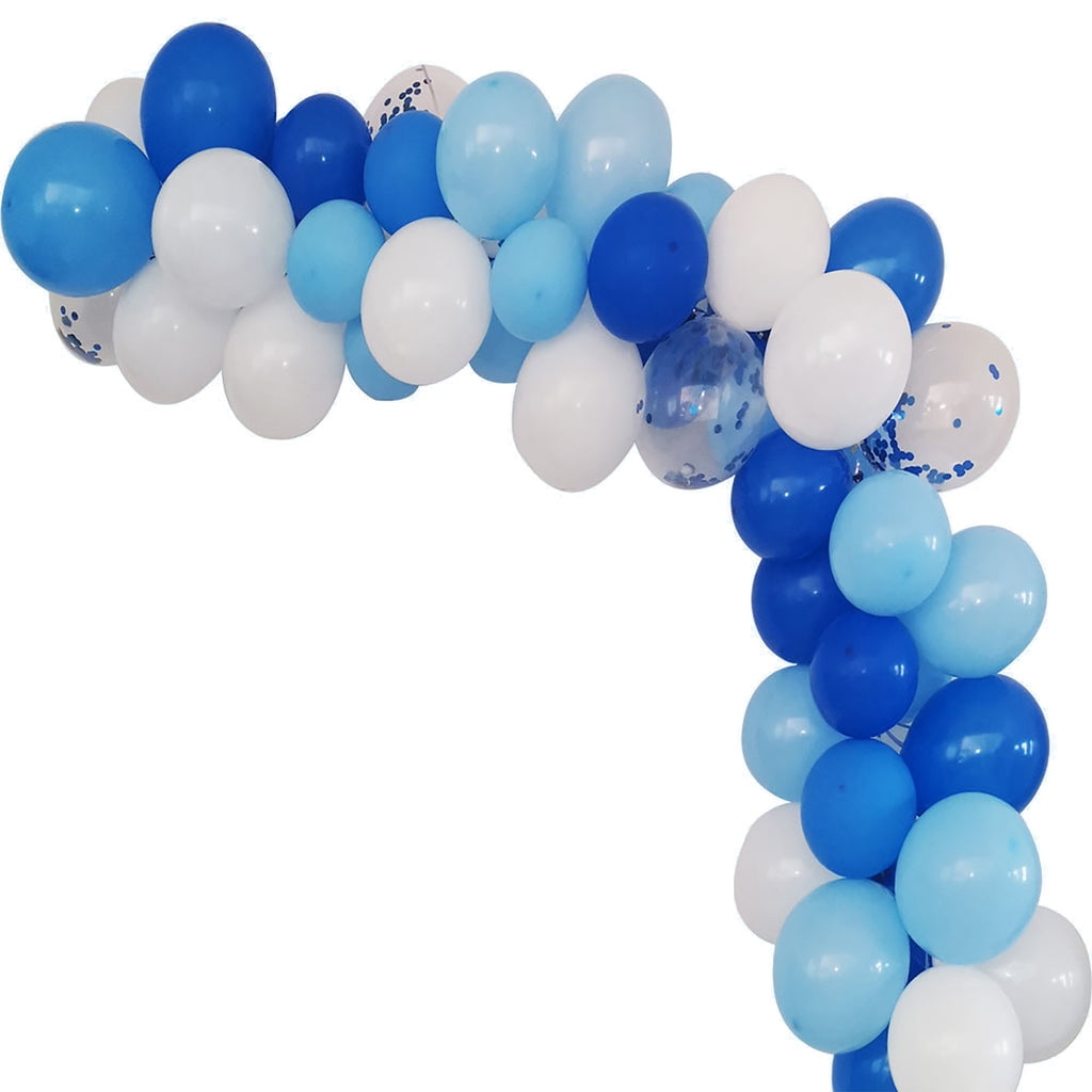 Balloon Garland Party Pack, Assorted Sizes, 110-Piece - Light Blue ...
