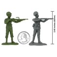 BMC Toys Military Soldier D-Day Tank Battle - 36pc Plastic Army Men ...