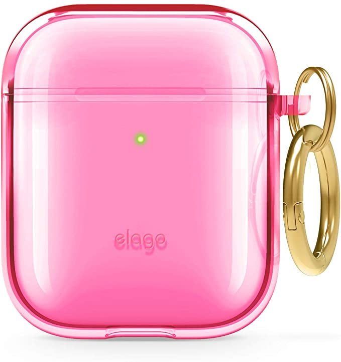Apple AirPods Case - elago Clear Airpods Case with Keychain Designed ...