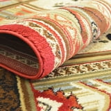 Mayberry Rug HS4882 5X8 5 ft. 3 in. x 7 ft. 3 in. Hearthside Woodlands ...