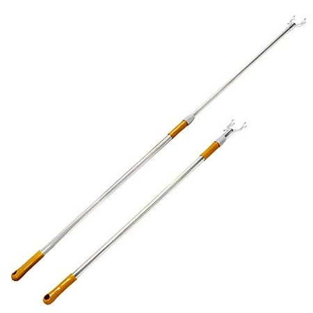 63 Inch Long Reach Stick for Hanging Clothes Closet Poles for Reaching ...