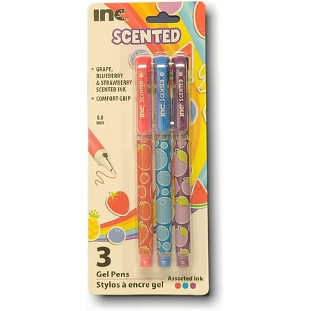 Fruit Scented Gel Pens, orted Ink, Three Pens, 0.8mm Tip | Walmart Canada