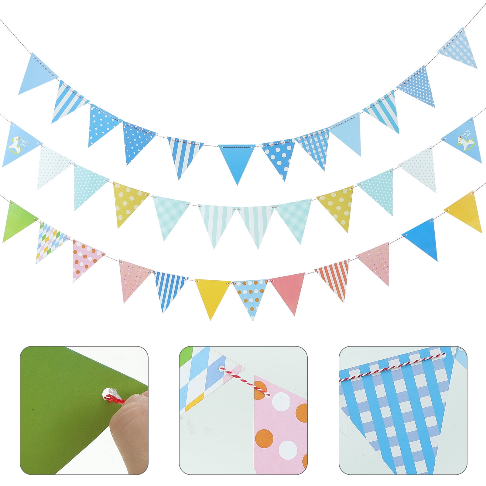 Birthday Triangle Banner Clipart