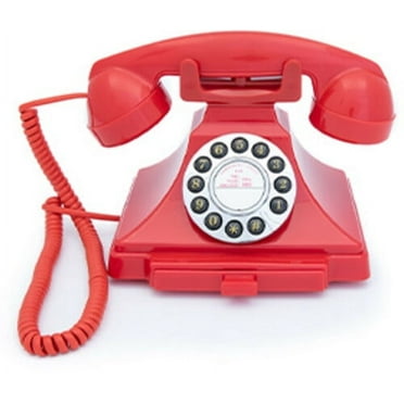 GPO Retro GPOPRLPBCR Pearl Classic Desktop Push Button Telephone ...