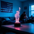 Acrylic Statue Of Liberty Night Light 7 Colors Changing Lamp Touch ...