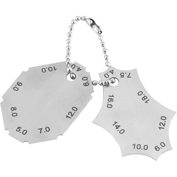 Weld Gauge, Leg Length Gauge Throat Depth Weld Joint Tee Fillet Weld ...