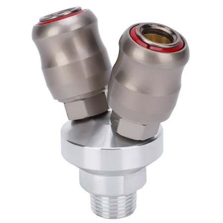 Quick Connector, 2 Way Connector, Durable Quick Coupler Self-Locking ...