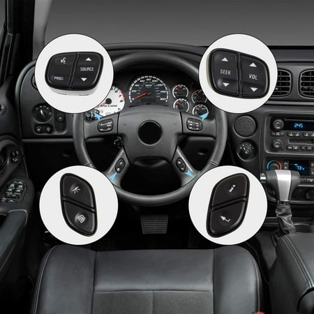 Steering Wheel Control Switch Buttons Compatible with 2003-2007 Chevy ...