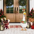 Sulaicai Holiday Porch Goose Outfits Seasonal Goose Costume St. Patrick ...