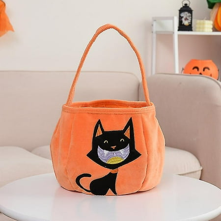Cute Halloween Candy Bucket Bags Portable Candy Holder Buckets For Kids ...