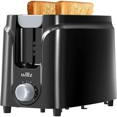 2-Slice Toaster, Extra Wide Slot with 6 Browning Levels, Small Toaster ...