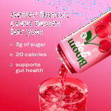 Bloom Nutrition Pop Prebiotic Soda, Shirley Temple, 12 fl oz Can ...