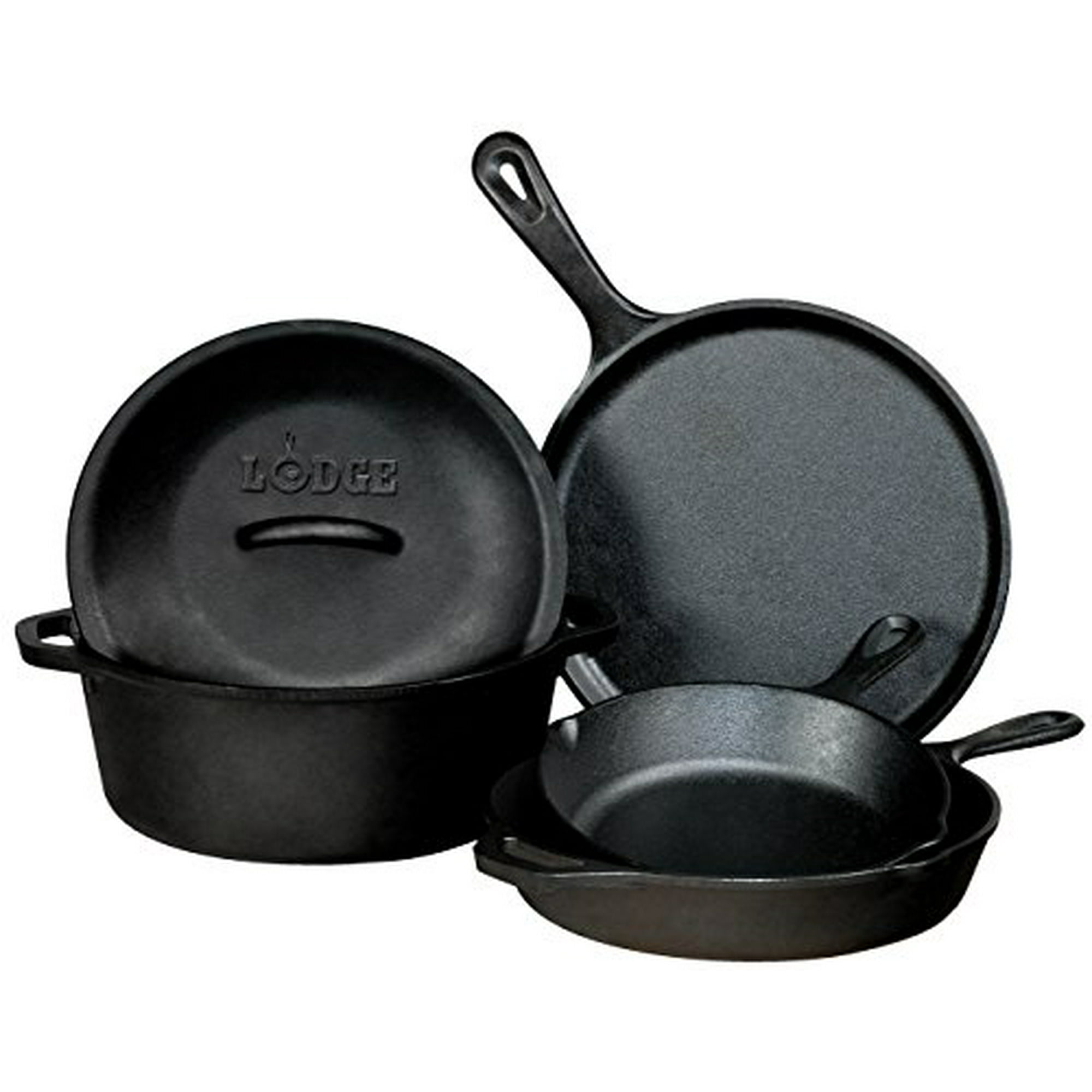 Click here for Lodge Seasoned Cast Iron 5 Piece Bundle. 10.5 Grid... prices