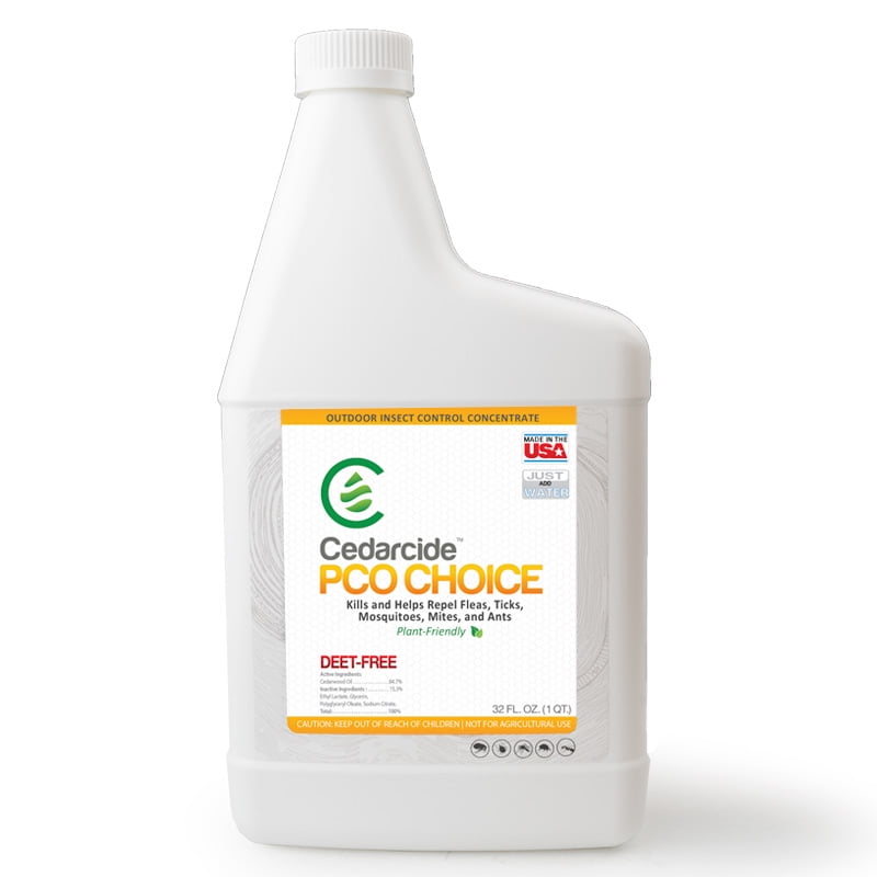 Cedarcide PCO Choice (Quart Refill: No Hose-End Sprayer) Cedar Oil Bug ...