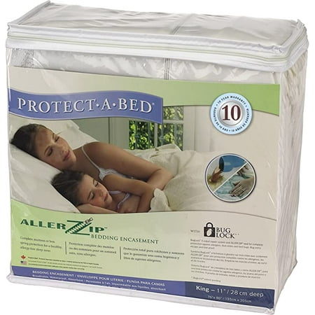 Protect-A-Bed AllerZip Allergy / Bed Bug Free Mattress Protector ...