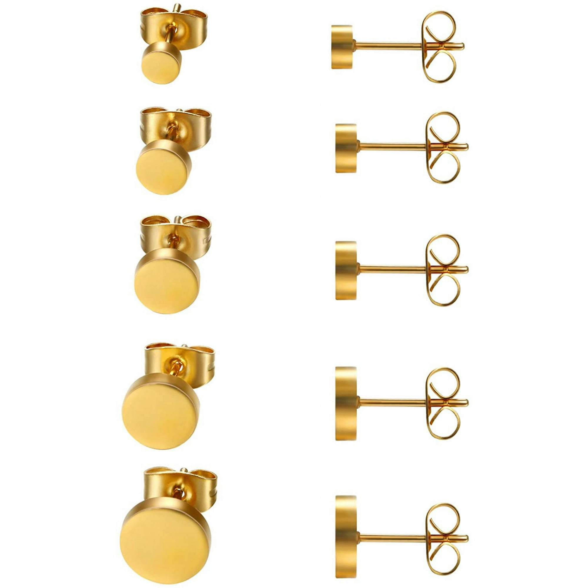 Click here for Chlua Jewelry 5 Pairs Stud Earrings Set  Stainless... prices