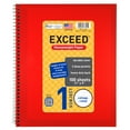 Exceed Spiral Notebook, College Ruled, 1 Subject, 100 Pages, 9" x 11 ...