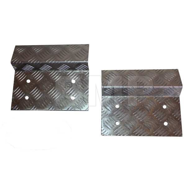 DIAMOND PLATE ALUMINUM LOADING RAMP END KIT TRUCK BED RAMP 0100101 ...