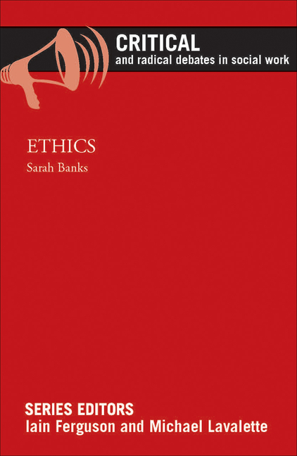 Critical and Radical Debates in Social Work: Ethics (Paperback ...