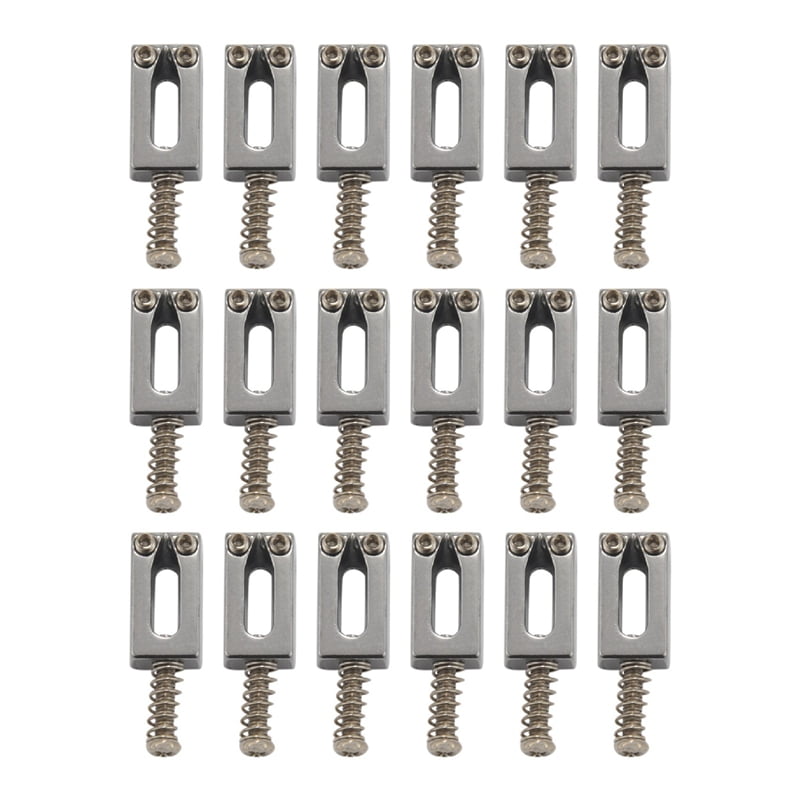 18 Piezas Juego Plano Selleta de Puente de Guitarra Electrica para ...